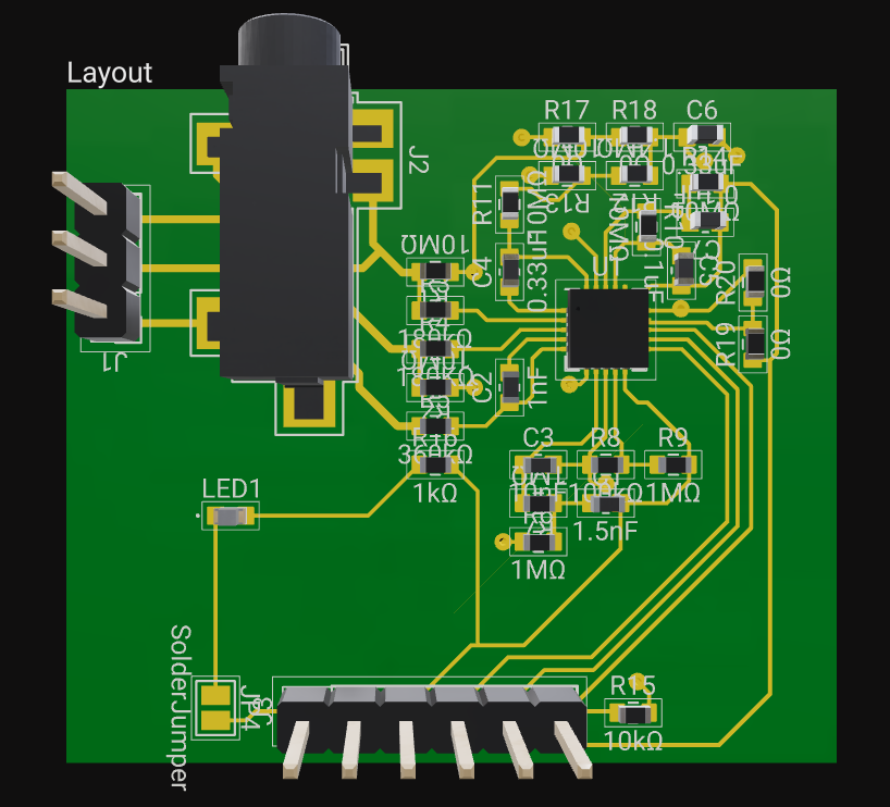 Schematic for Single Lead Heart Rate Monitor - AD8232: Use this...